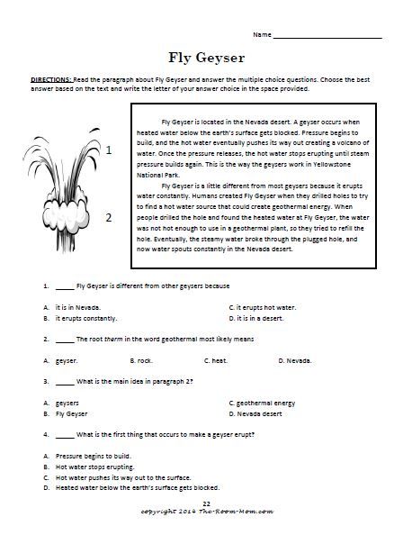 Printables. Short Comprehension Passages For Grade 4. Tempojs Thousands ...